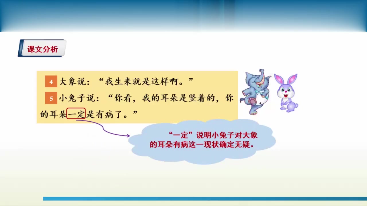 二年级下册语文视频微课堂-19 大象的耳朵 人教(部编版)