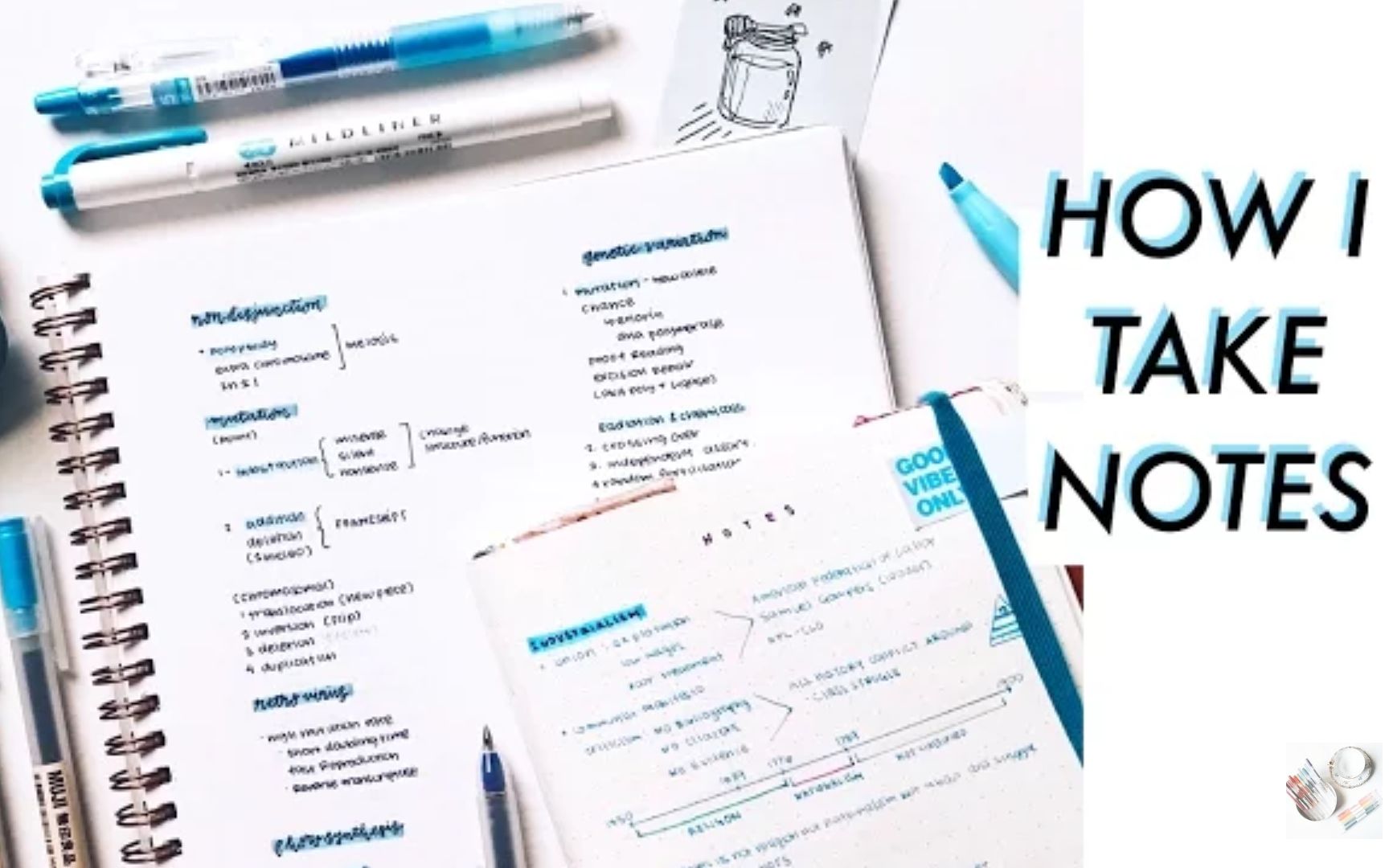 【手帐|中字】【studywithinspo】怎么做出又高效又好看的笔记~