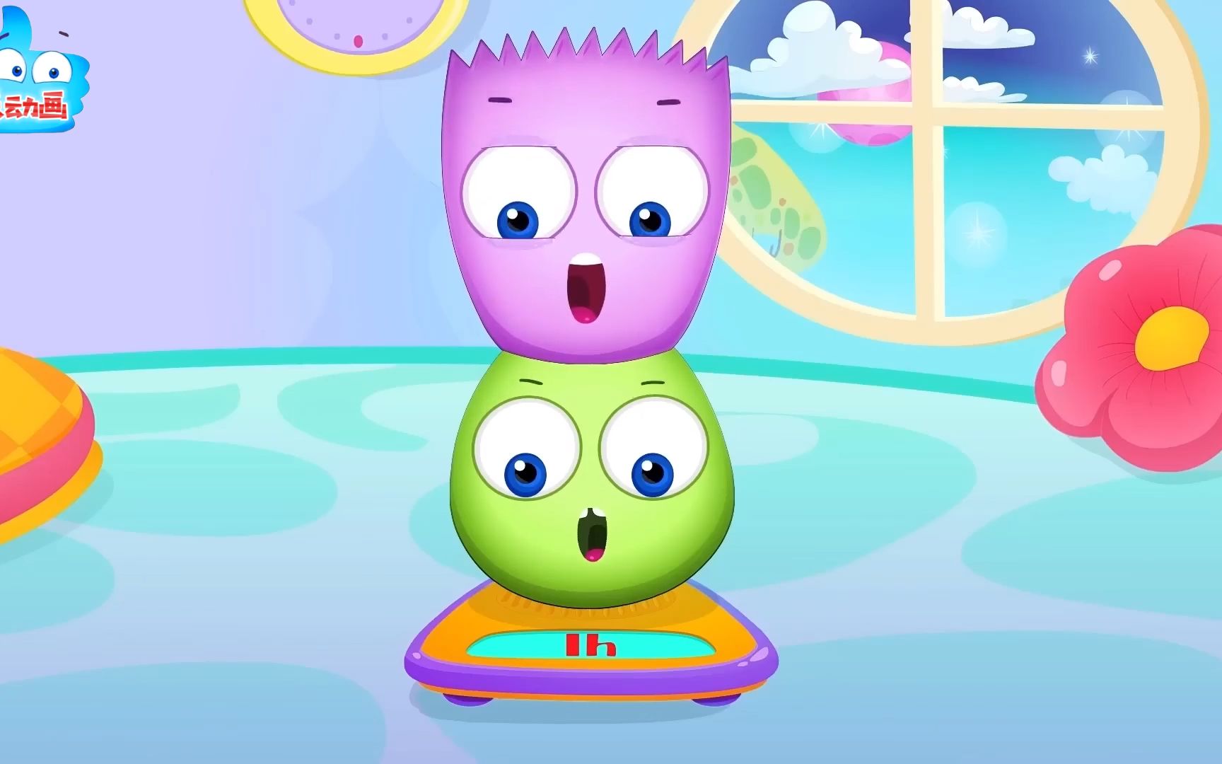 趣味动画:多多变得身轻如燕而乐乐势大力沉,这也太好玩了吧!