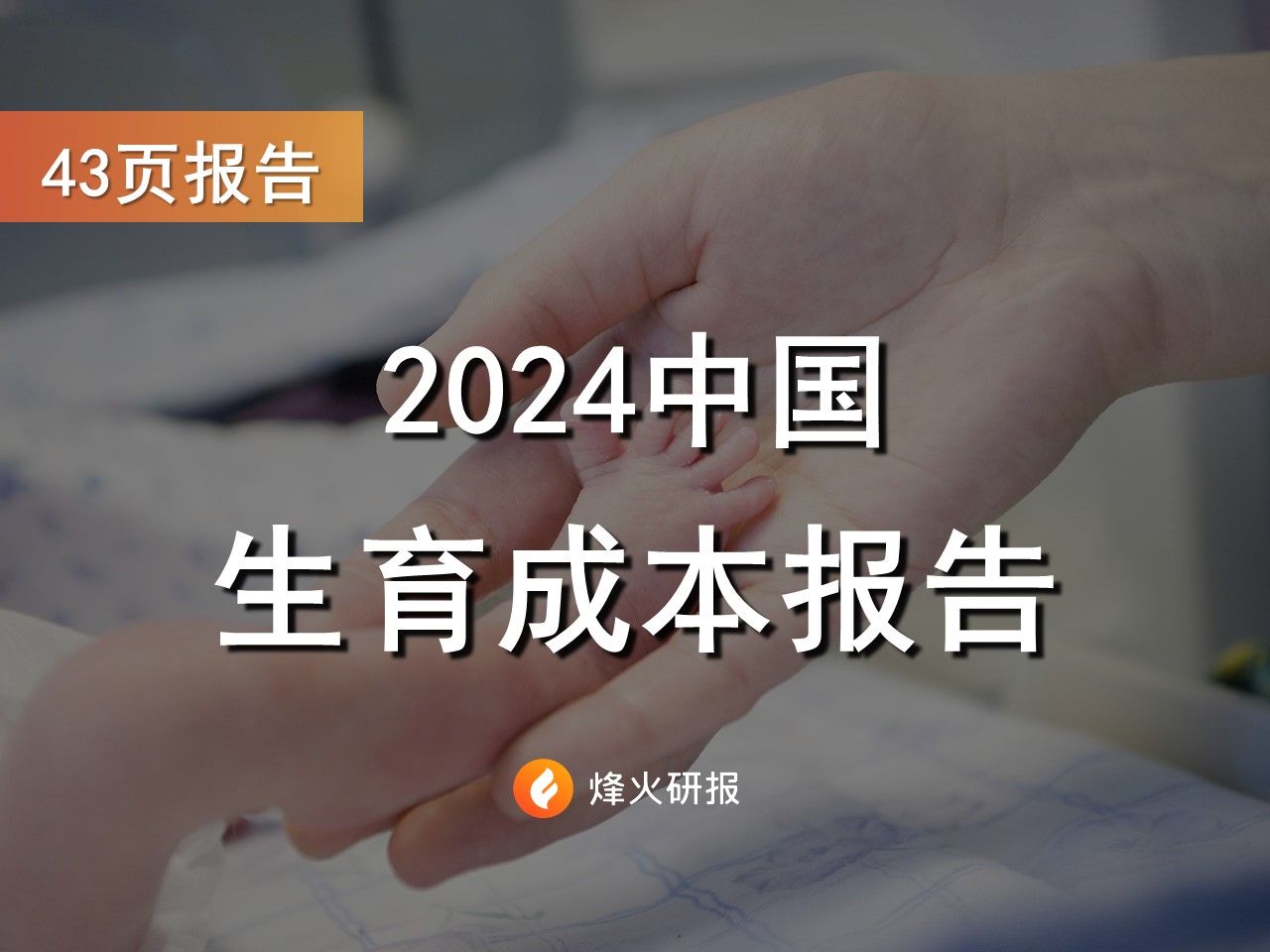 43页报告|2024中国生育成本报告