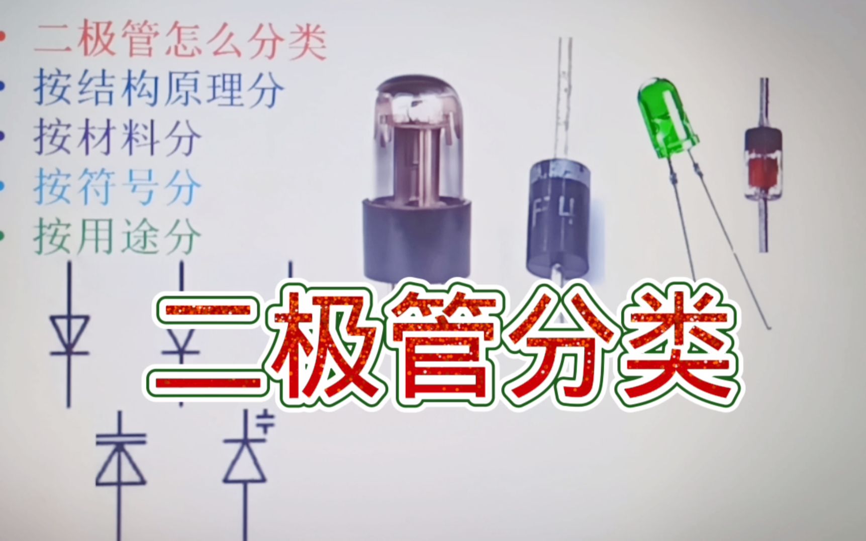 183-二极管的常见分类,认识二极管