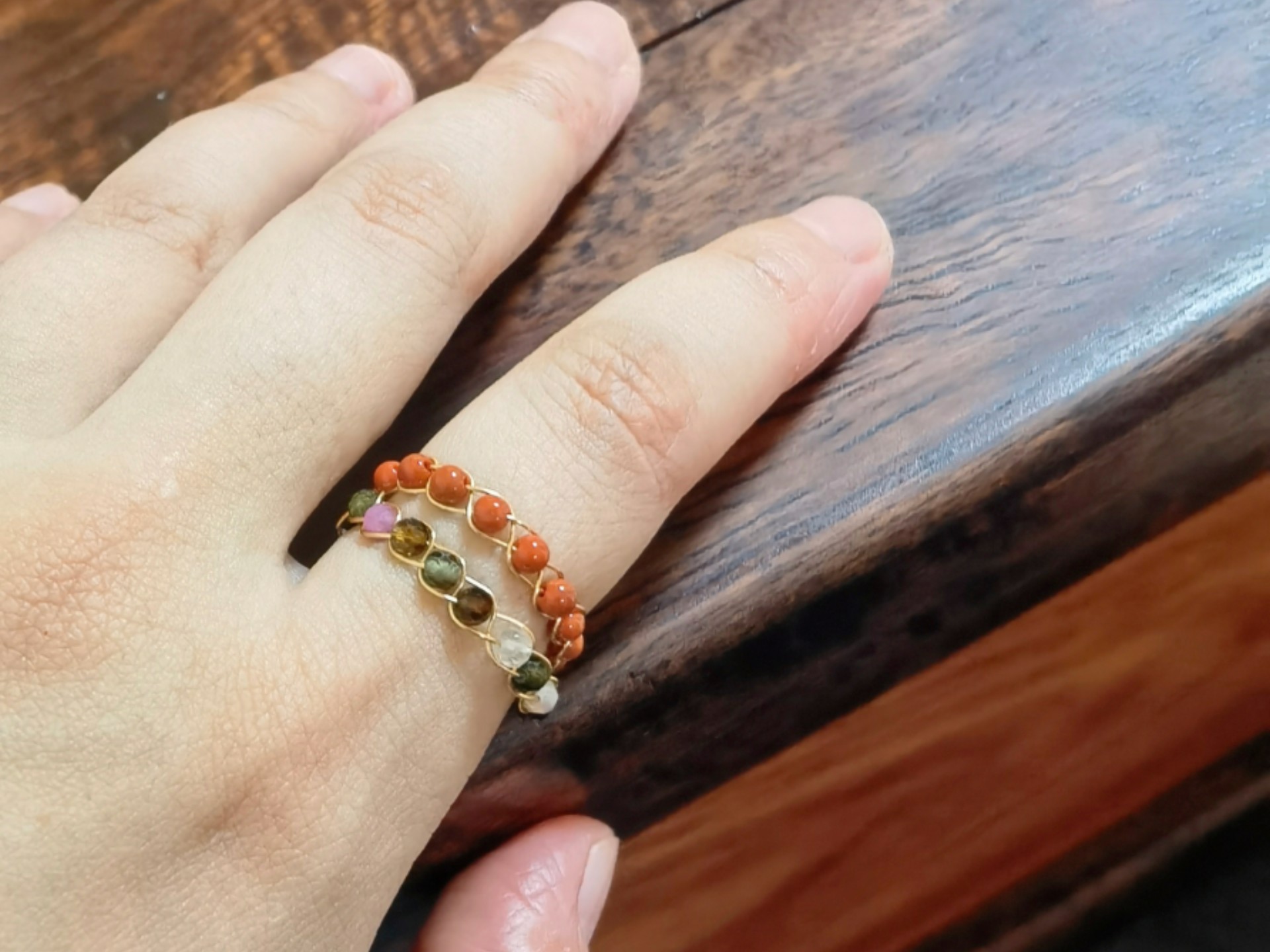 10分钟徒手编戒指教程(二)