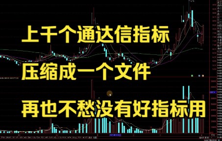 上千个通达信指标压缩成一个文件,再也不愁没有好指标用