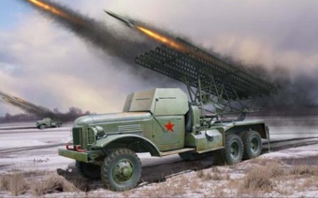 【苏联军乐】中俄字幕 喀秋莎Катюша BM-13“喀秋莎”火箭炮...