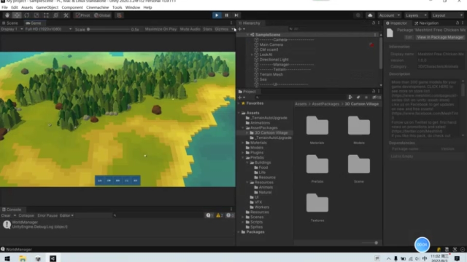 unity独立游戏开发日志,越来越多的建筑被制作了出来,还有更多的建筑...