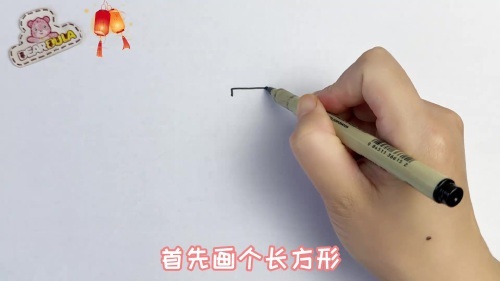 怎样画灯笼绘画,灯笼的简笔画,新年绘画作品
