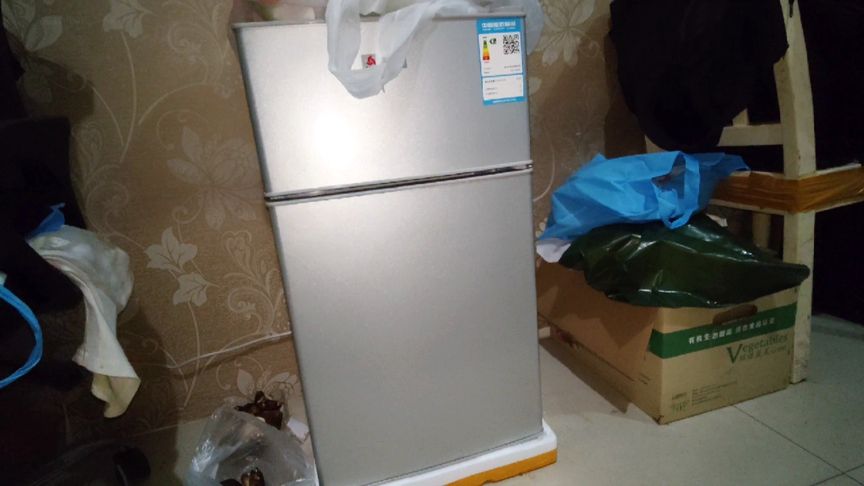 给大家看看这迷你冰箱,太可爱了,哈哈,什么东西变小了都很可爱