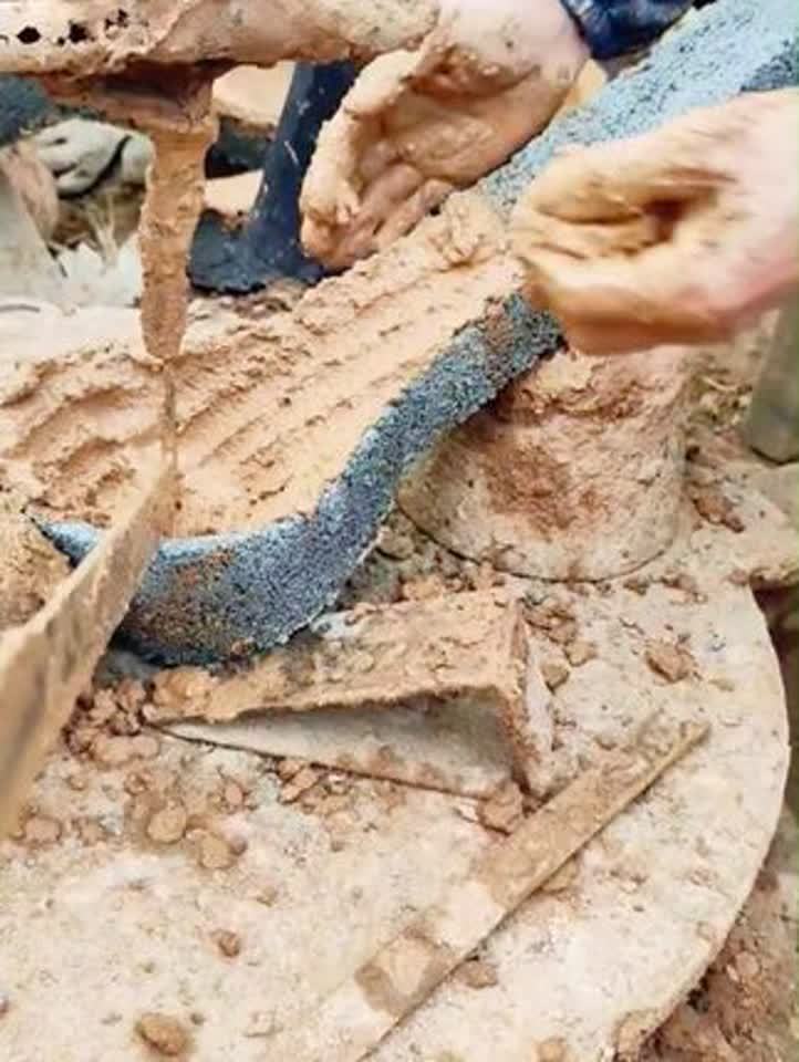 纯手工制作汤勺模具#我的乡村生活 #民间手艺 #纯手工打造 #老手艺 #...