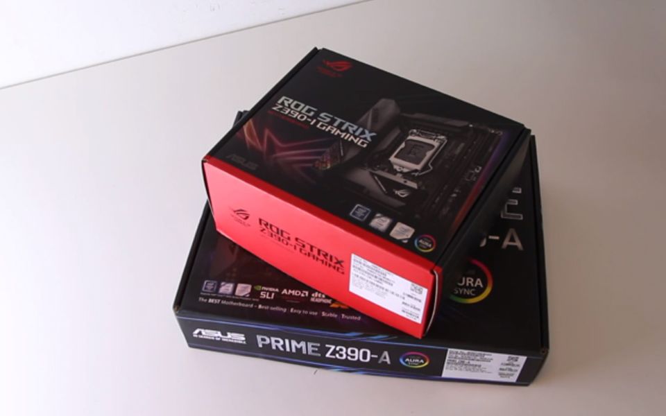 华硕ROG STRIX Z390-I与PRIME Z390-A主板拆箱视频曝光