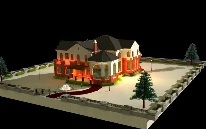 【原创】3dmax+vray室外别墅漫游动画