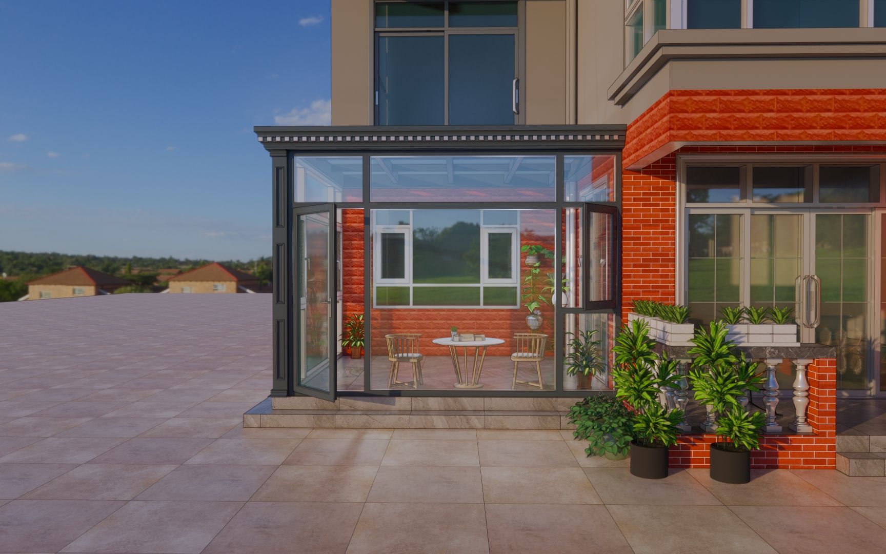 草图大师 Enscape 关键帧生长动画教程(整体流程讲解)