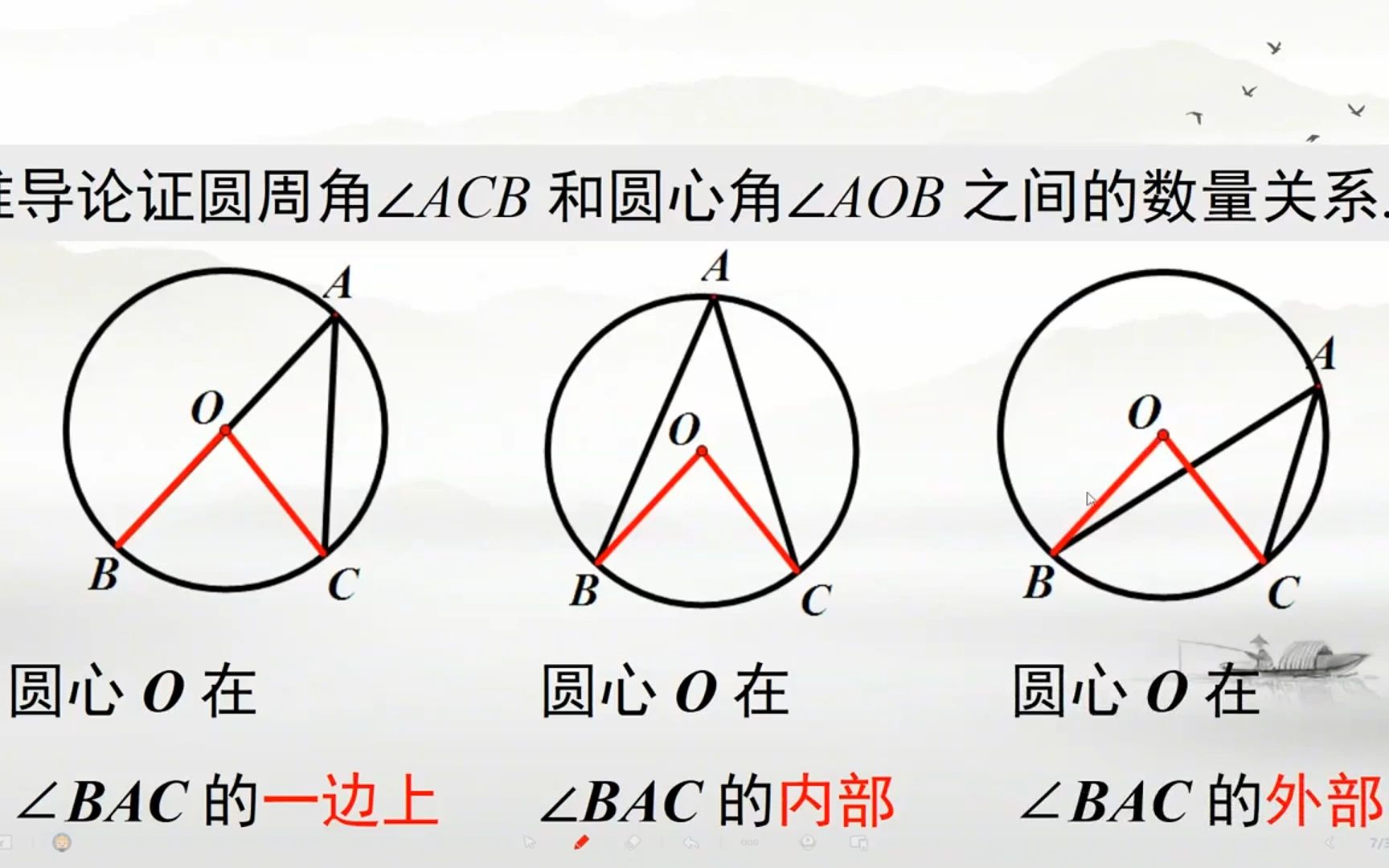 九年级数学同步学 圆周角定理及推论