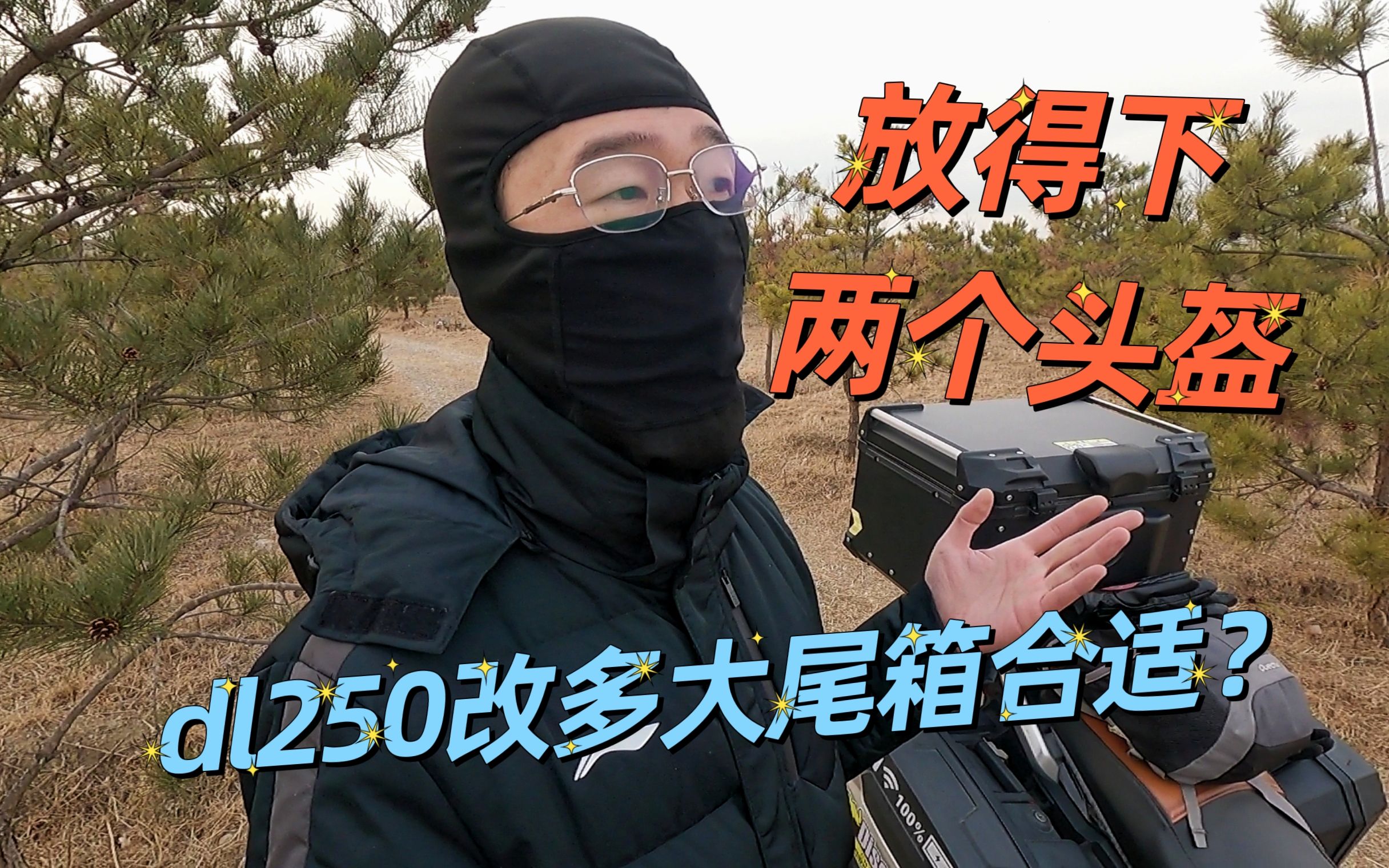 dl250改多大尾箱合适?摩托车换了65升尾箱,轻松放两个头盔