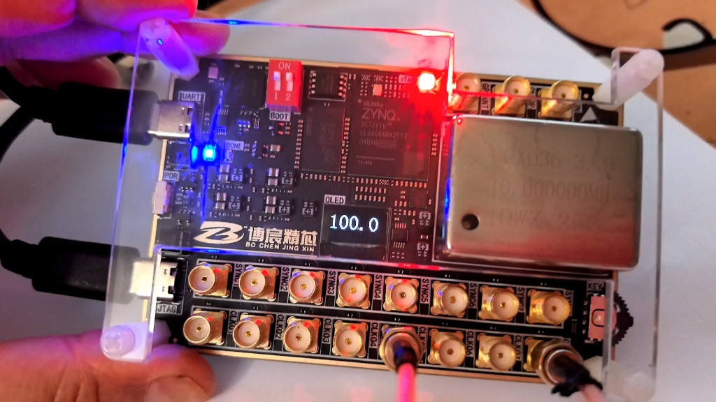 基于ZYNQ的多通道高精度同步时钟模块