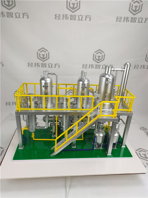 经纬智立方三效蒸发器3D模型展示