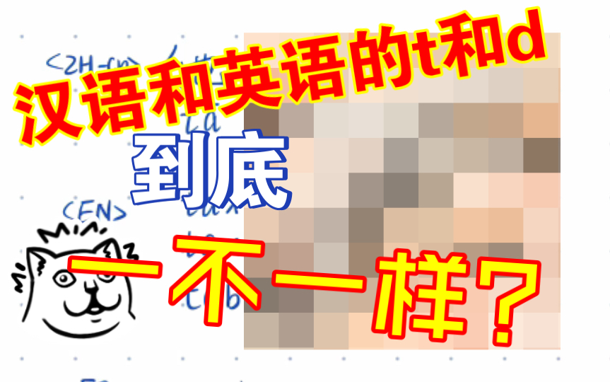 念对了吗?不同语言当中t和d如何发音?