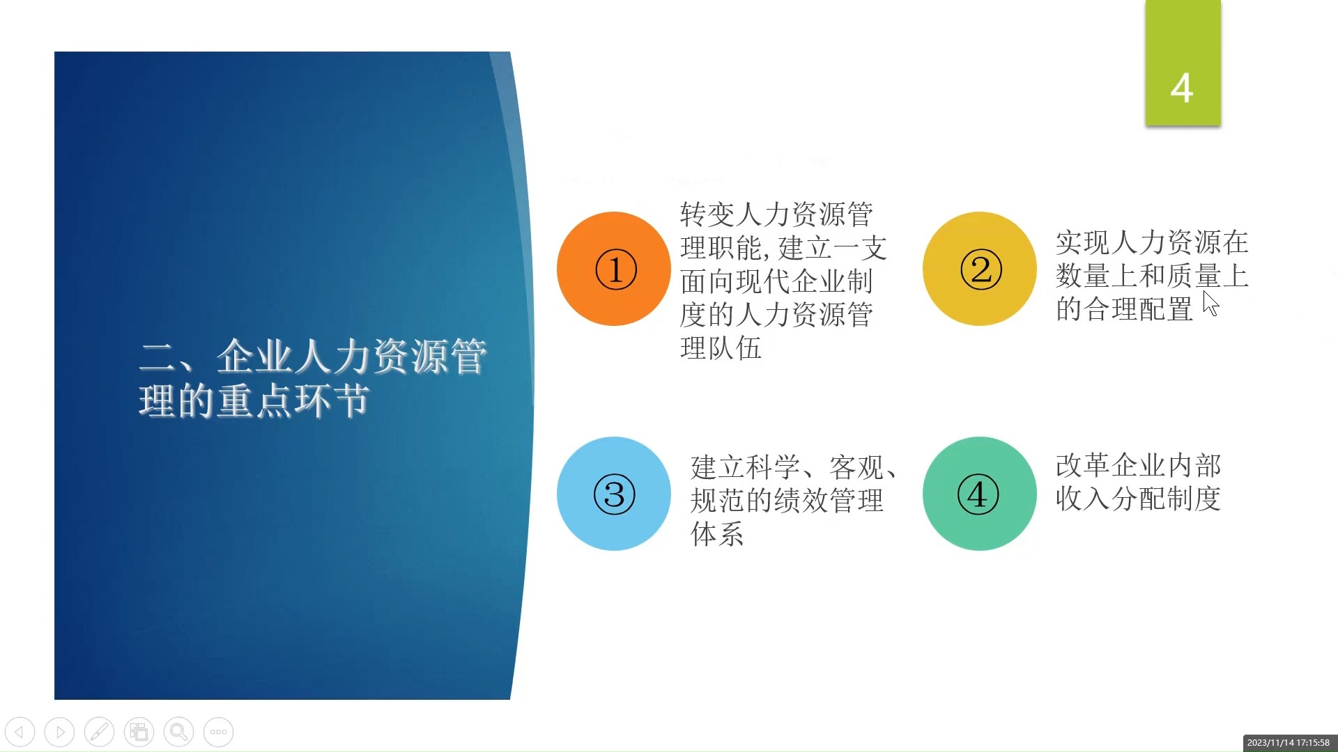 企业中的人力资源管理