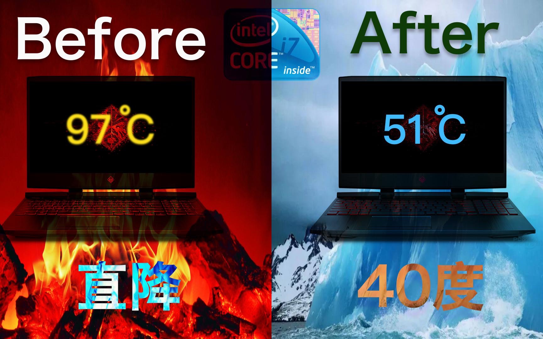 CPU换硅脂前后三个月温度观察记录对比