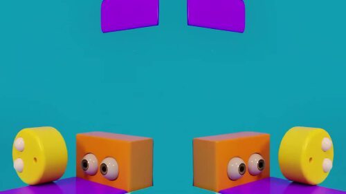 萌趣C4D动画!超解压卡通世界,让孩子快乐停不下来