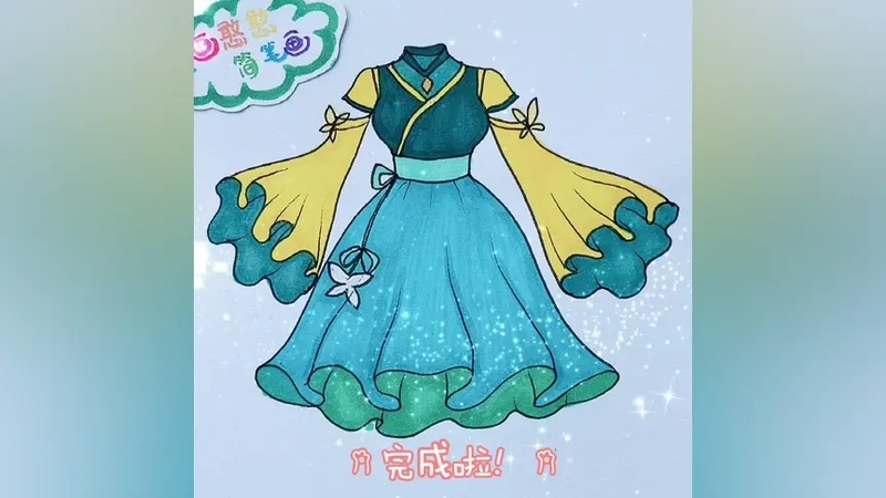 斗罗大陆绘画过程 简笔画 手绘 小舞 唐舞桐 唐三