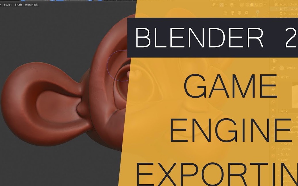 Blender 2.8为Unity和UE4创建导出预设-用于游戏开发的Blender