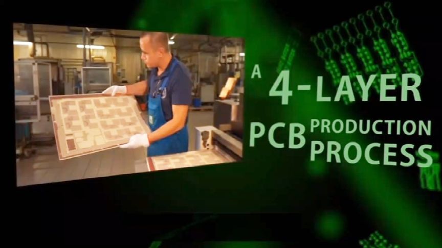 4层PCB板生产过程