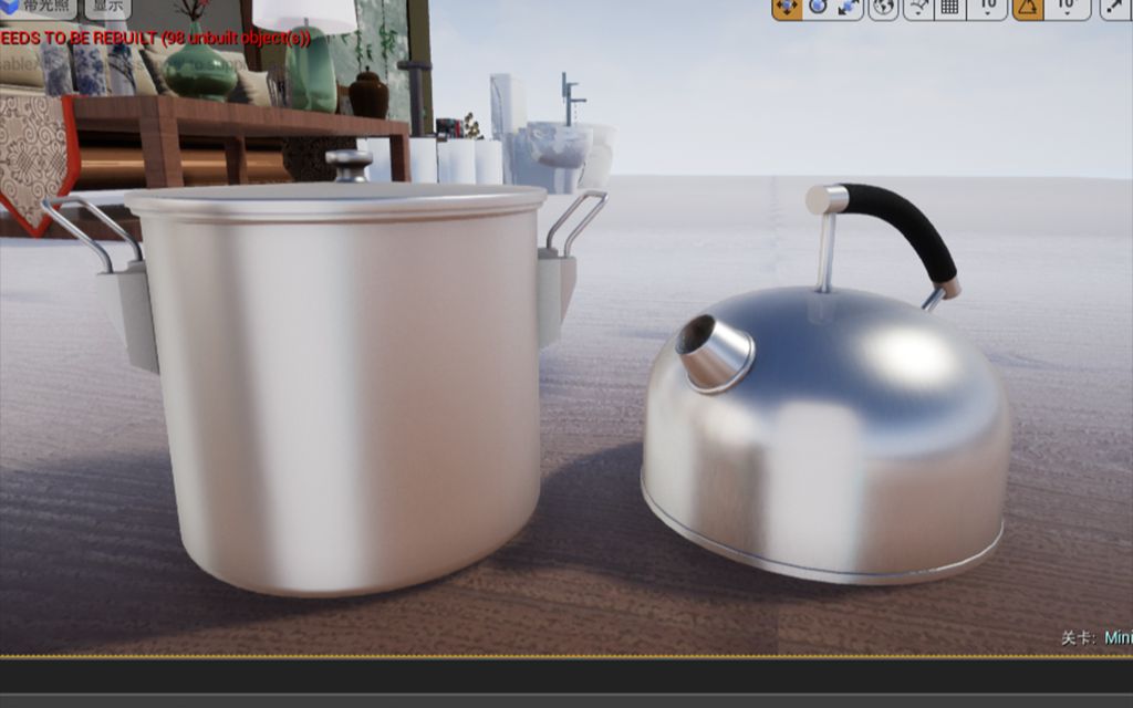 UE4金属材质和ID混合材质
