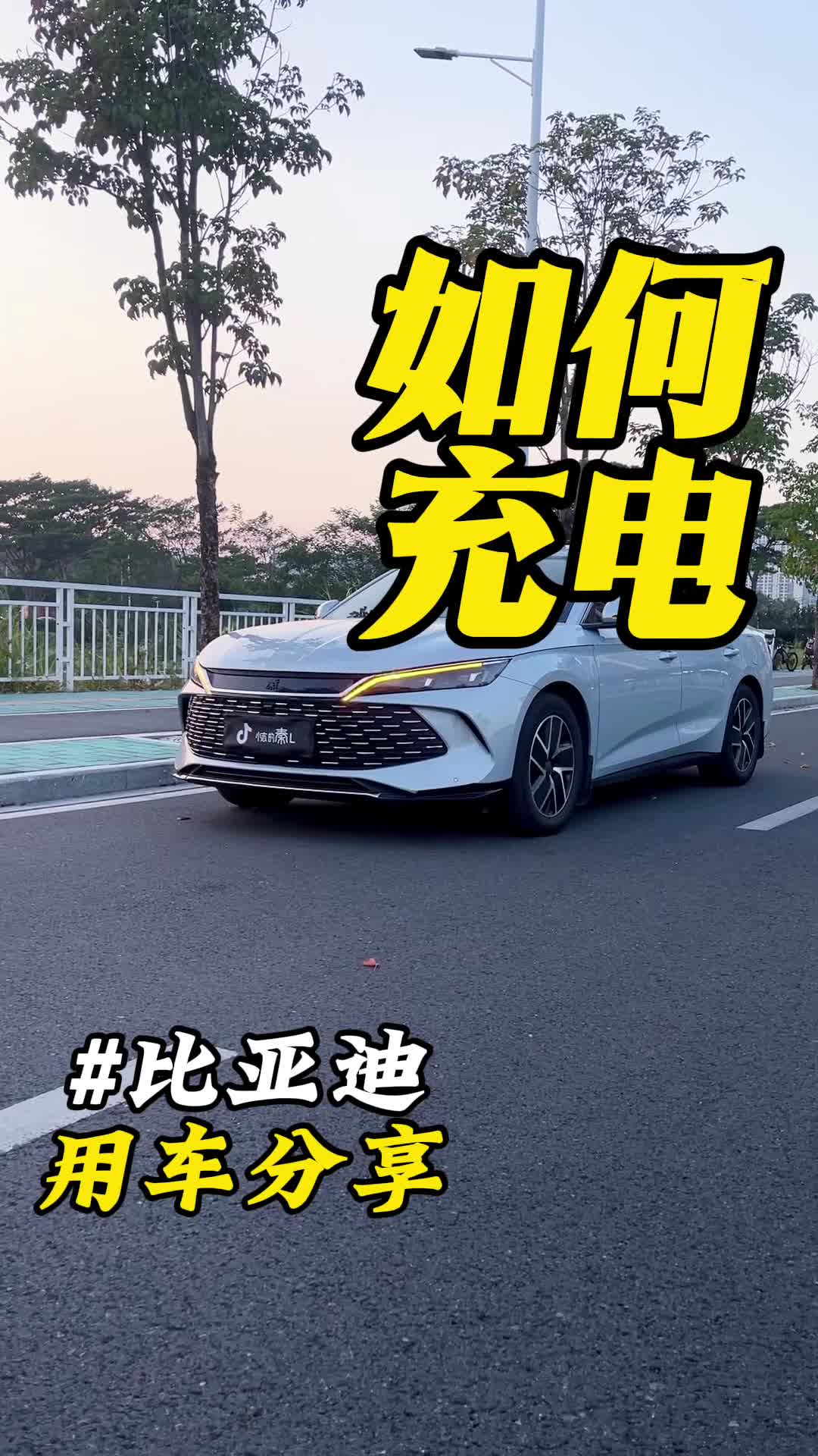 比亚迪插混车如何正确充电?#比亚迪 #比亚迪插电混动 #比亚迪充电 #...