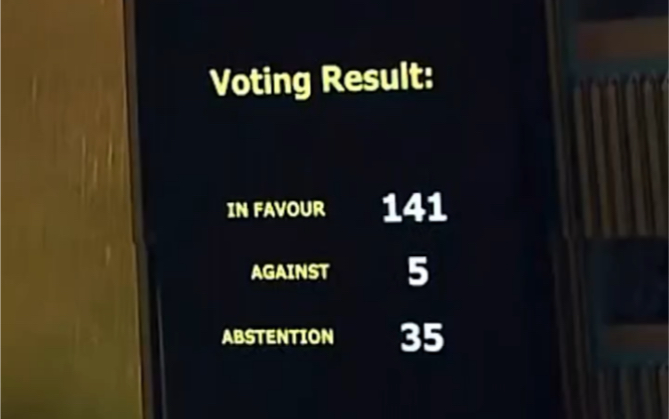 联大紧急会议通过乌克兰局势决议草案 要求俄停火并撤军 中国代表发言