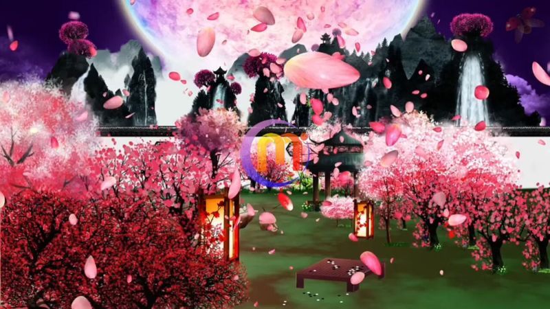 ...唯美花纹宫殿古风民族舞蹈晚会舞台演出大屏幕高清LED背景视频素材
