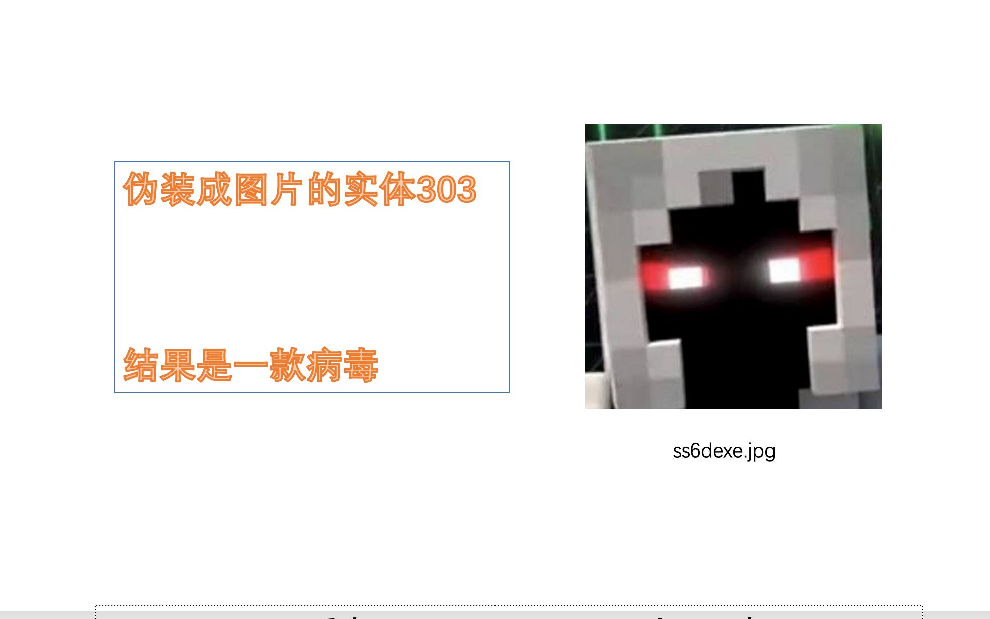 一张实体303的图片,结果是一款病毒
