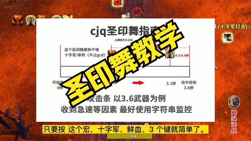 魔兽TBC:惩戒骑圣印舞科普扫盲,多多熟练,即可提高10%dps!