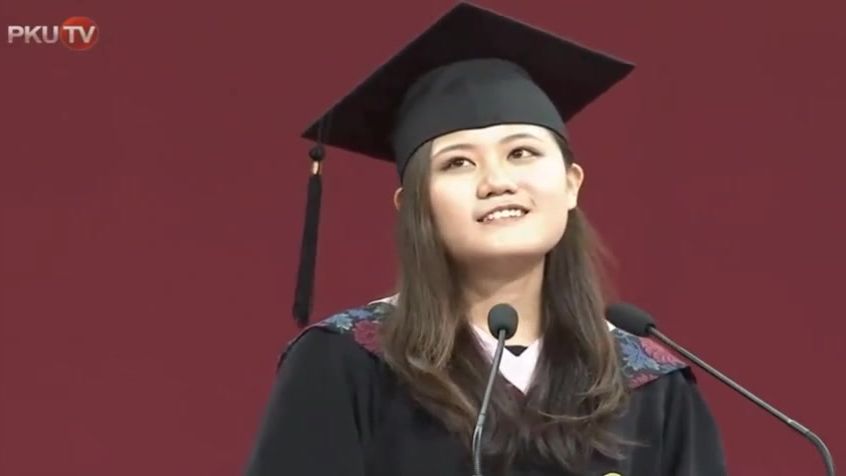 北大优秀毕业生演讲.大学不能给予我们知识和能力,还有情怀!