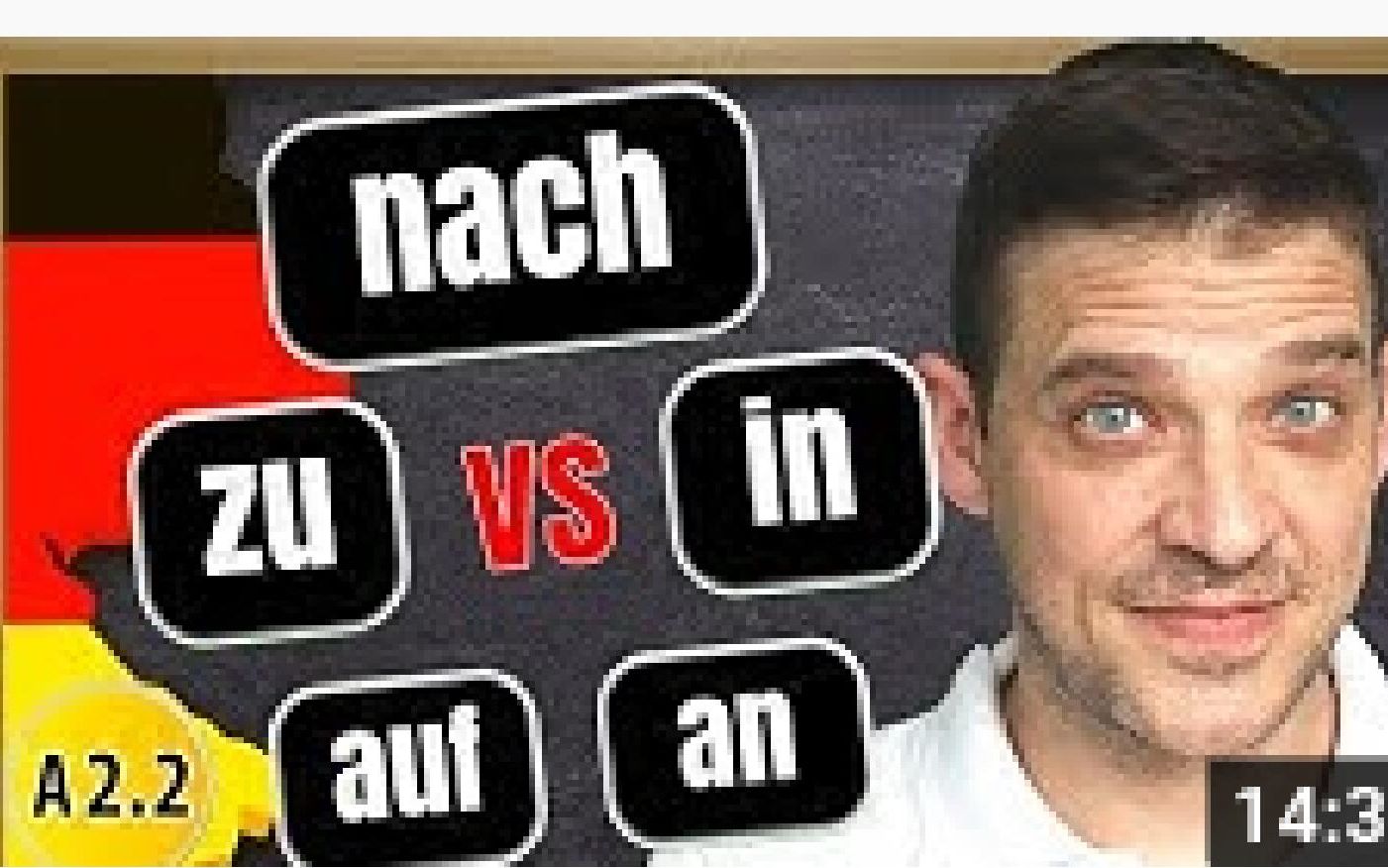 【基础讲解】【德语介词】_ nach, zu, in, auf, an _讲解