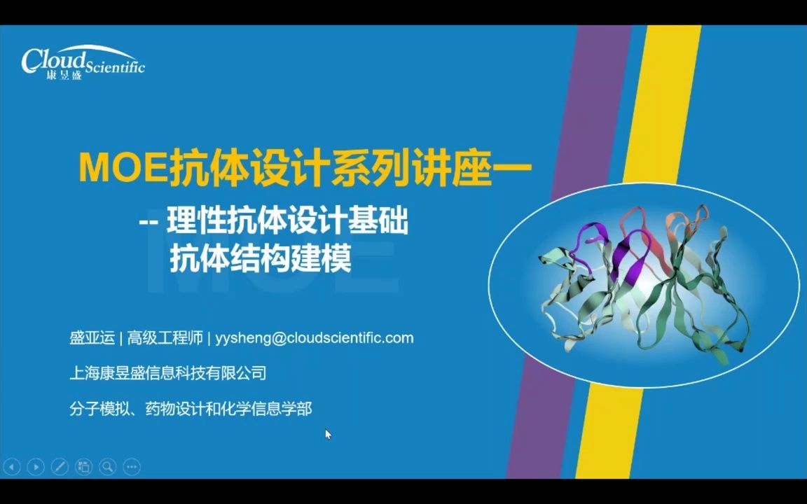 MOE抗体药物设计系列讲座第一讲 - 理性抗体设计之基础:抗体结构建模