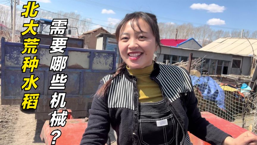 北大荒种水稻需要哪些机械?湘妹在农场种5年发现真相:太费钱