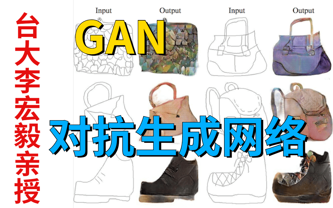 【完整版】台大李宏毅教授—对抗生成网络(GAN)入门讲解,深入浅出...