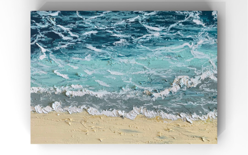白白先生油画棒海洋系列二绘画教程