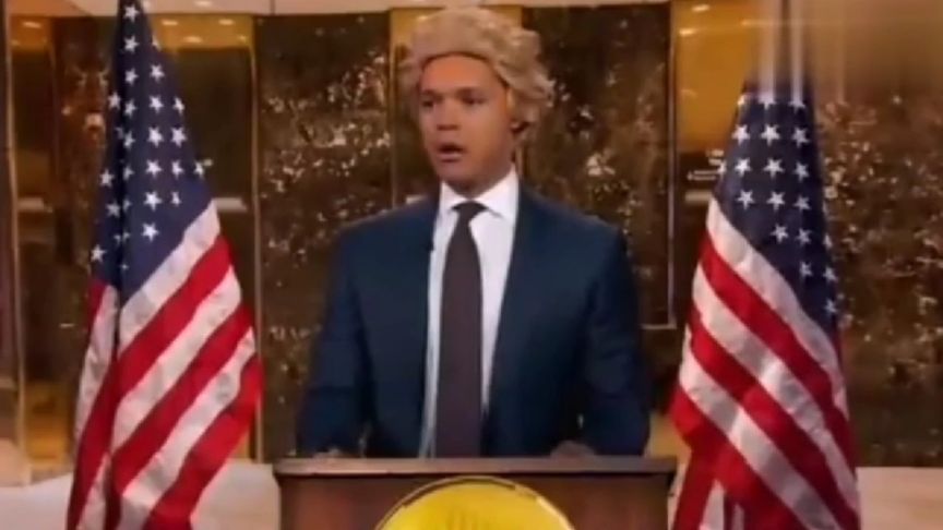 爆笑模仿特朗普,好搞笑