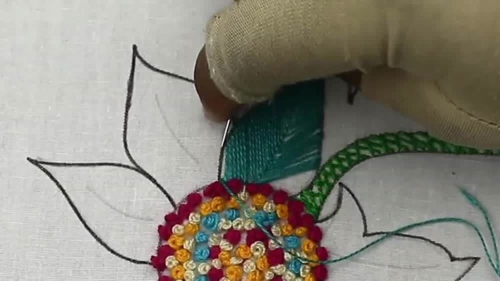 简单设计手工绣花图案,做起来也没那么难,快回家试试吧