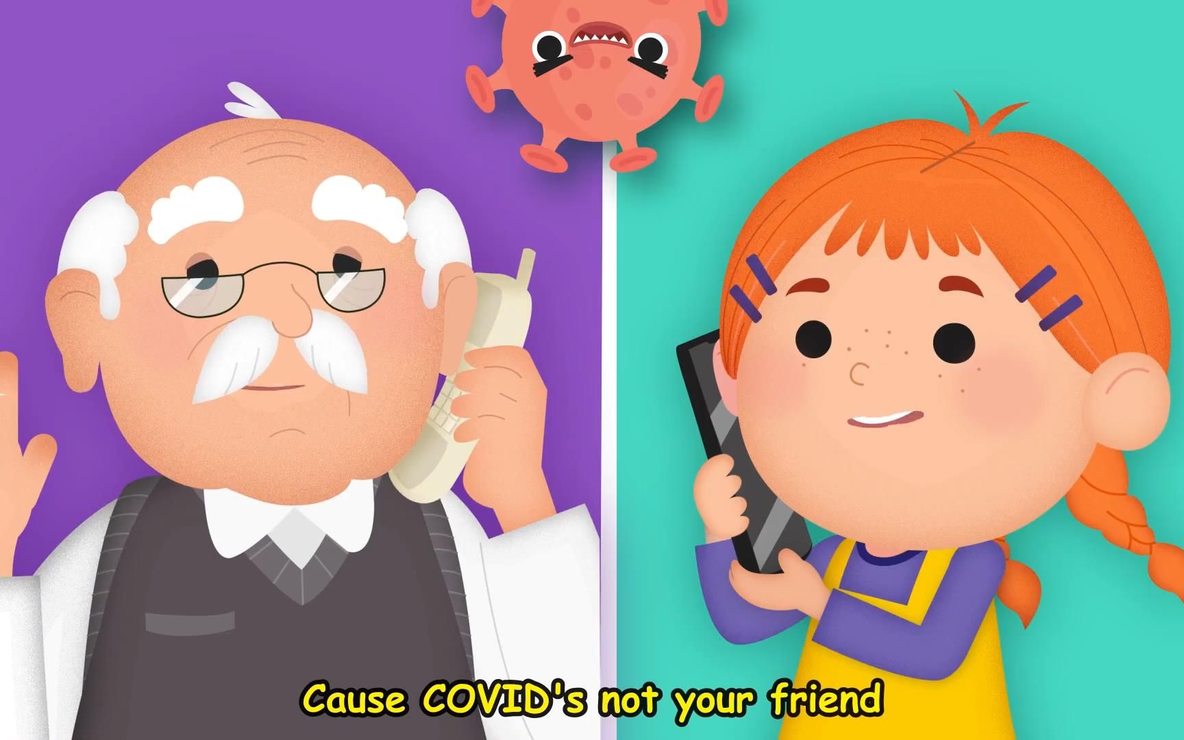 新冠病毒英语儿歌 Coronavirus Song The Less We Get Together