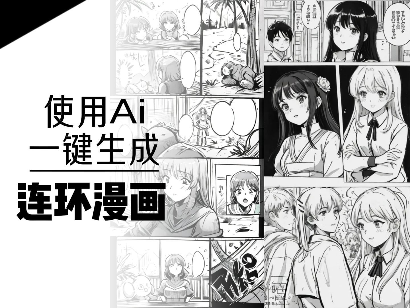 使用AI一键生成连环漫画!(教程附工具)新手小白也能学会!