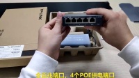 TP-LINK五口百兆POE供电非网管乙太网交换机4口无线AP影片监控...