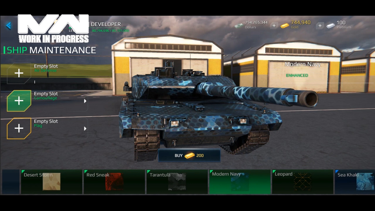 现代战舰坦克模式_演示