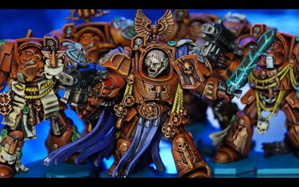 [战棋涂装] 如何为最棒的太空废船血天使模型上色?(Midwinter Minis)