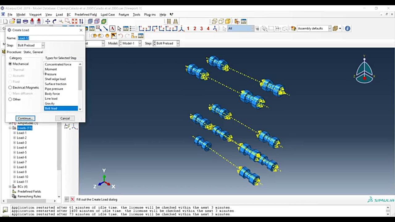 Abaqus教程19(Part18) – 钢-混凝土组合结构连接部分仿真分析(螺栓预...