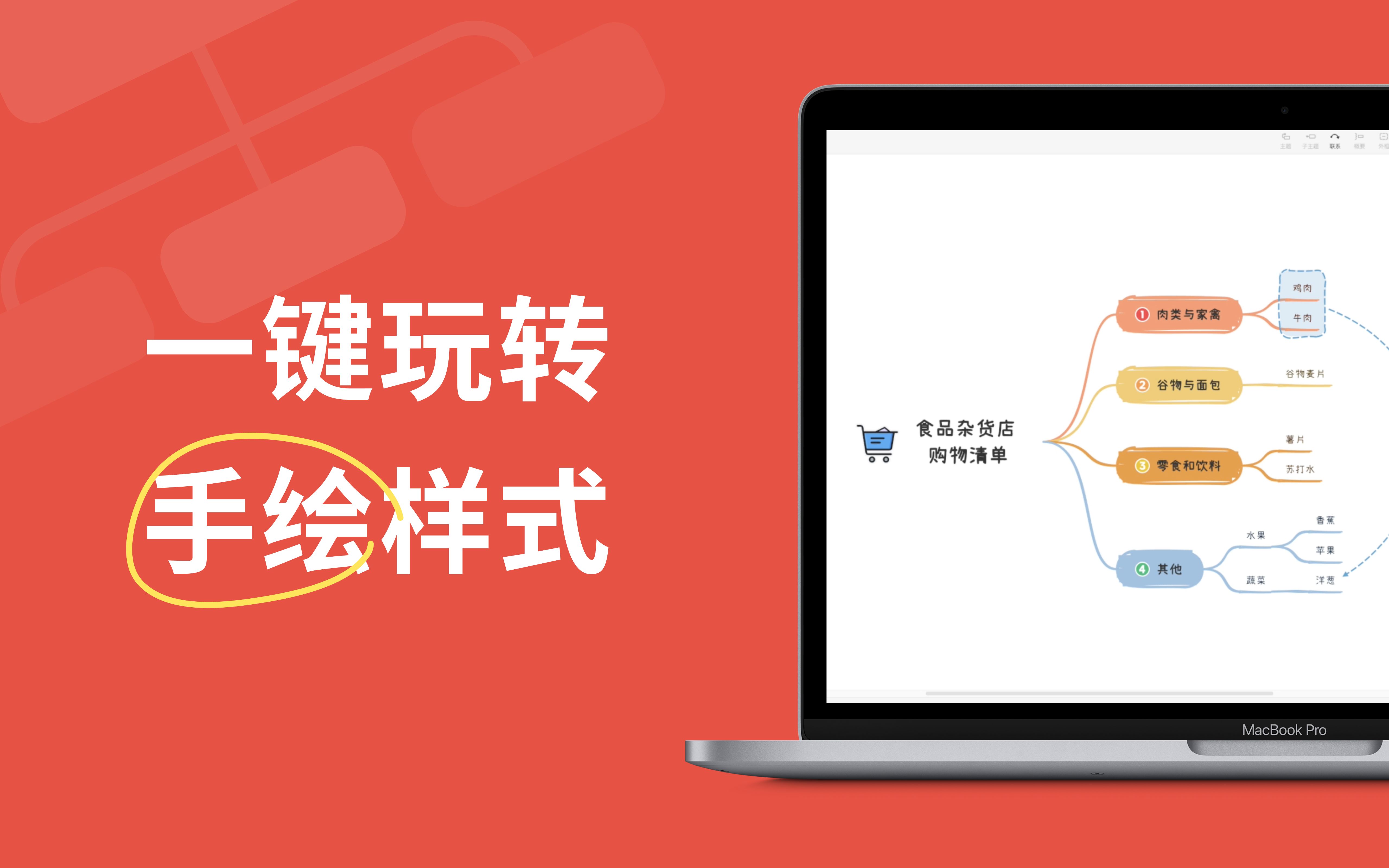 Xmind功能教程|如何使用手绘样式,做出超好看的思维导图?