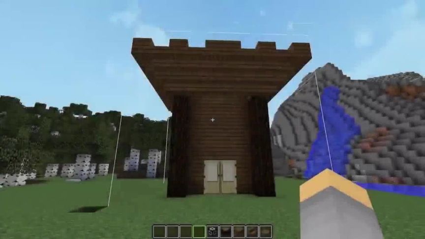 我的世界-堡垒之夜 如何用命令方块快速搭建房子