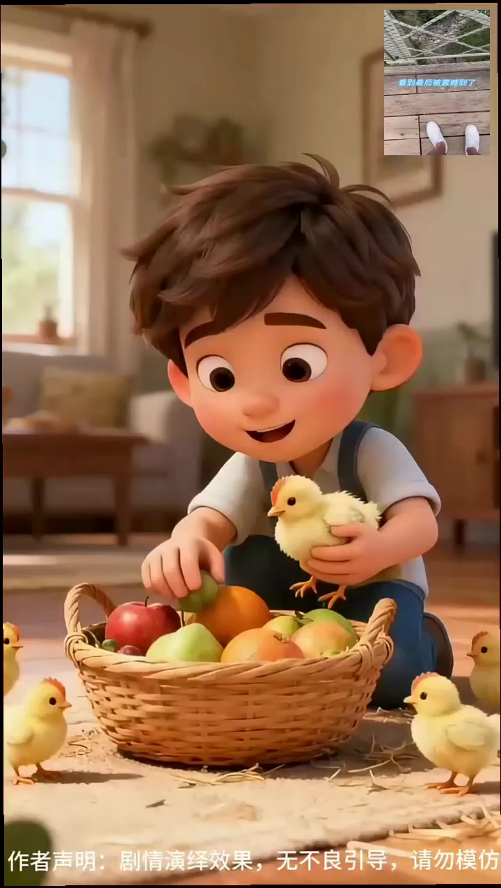 哥哥偷偷把小鸡带 小朋友益智动画视频儿童故事大全卡通动画儿童 #...