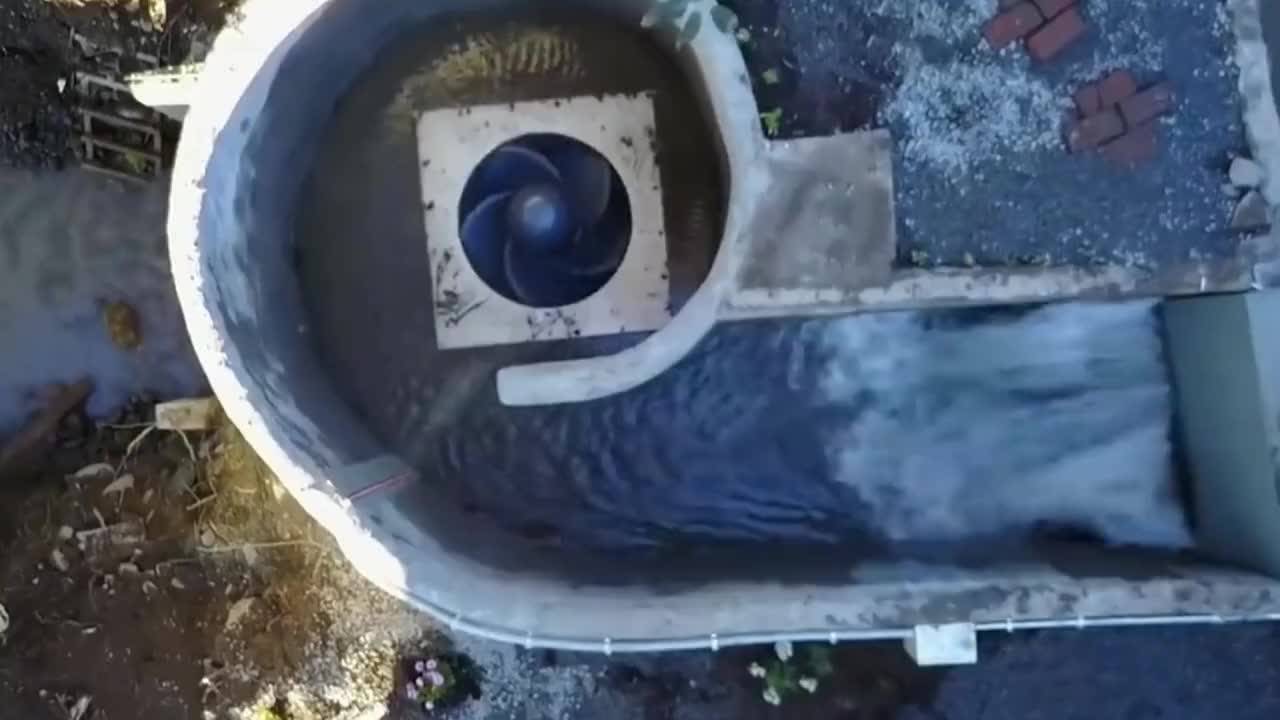 怎么用水力发电? #水泥制品模具 #我的世界潜艇设计